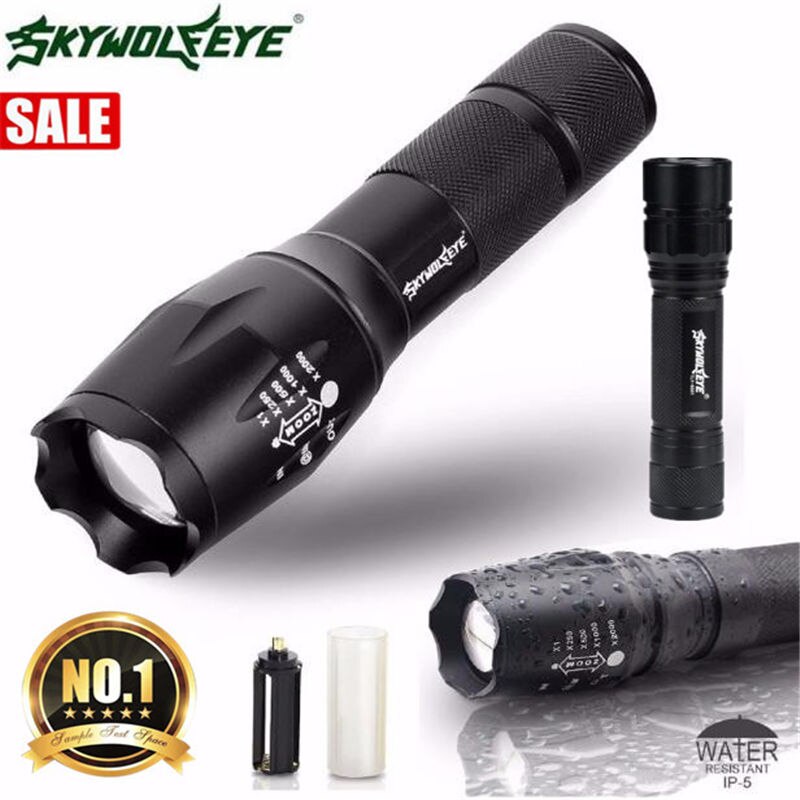Skywolfeye 3000 Lumens 3 Modes XML XPE LED 18650 F... – Grandado