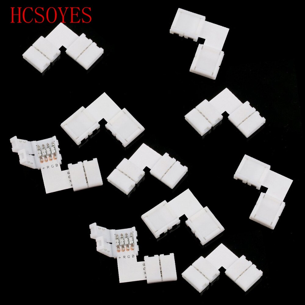 10 set L Shape Connector 2 pin/3 pin/4 pin/5pin so... – Vicedeal