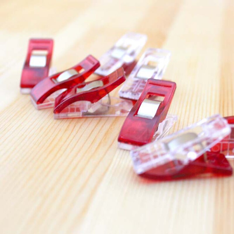 100 pcs/lot Red PVC Plastic Clips Mini 2.7*1cm Bin... – Grandado