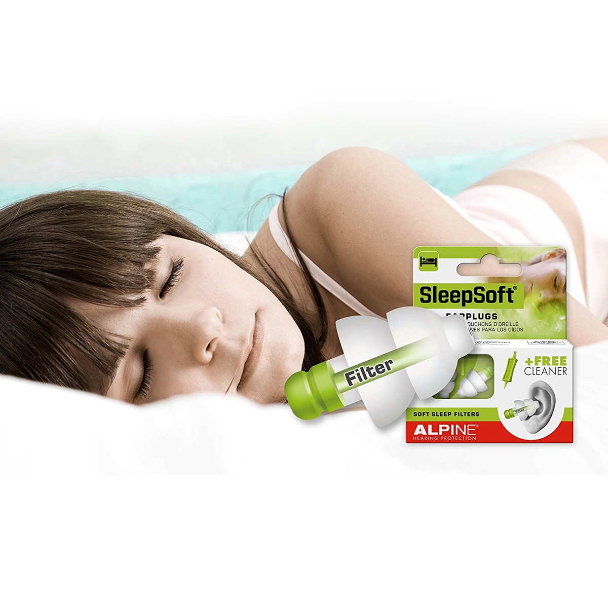 Alpine Sleepsoft Travel Sleeping Earplugs Anti Sno... – Vicedeal