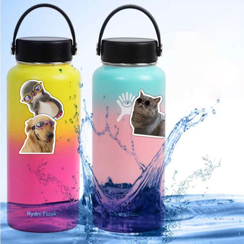 50pcs Glasses Animal Stickers cool guy boo Summer ... – Vicedeal