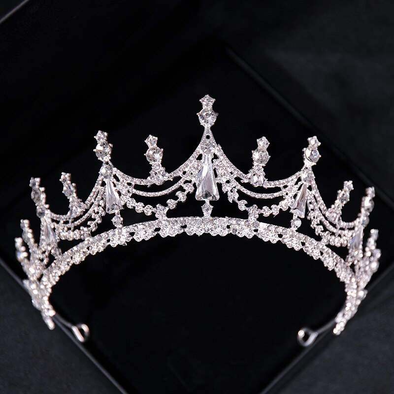 Luxury Crystal Rhinestone Princess Prom Tiaras And... – Vicedeal