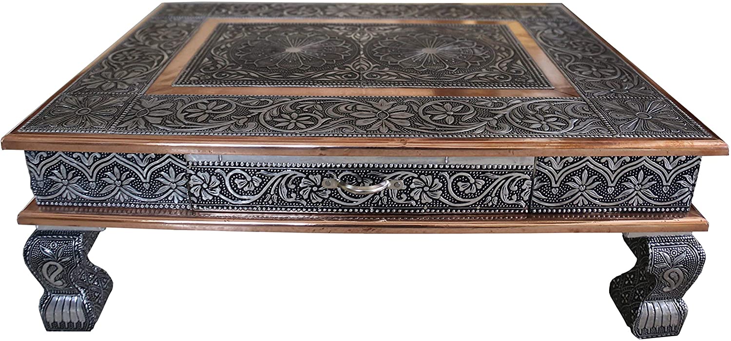 20"x15" Indian Bajot Low Table Coffee Table Weddin... – Vicedeal