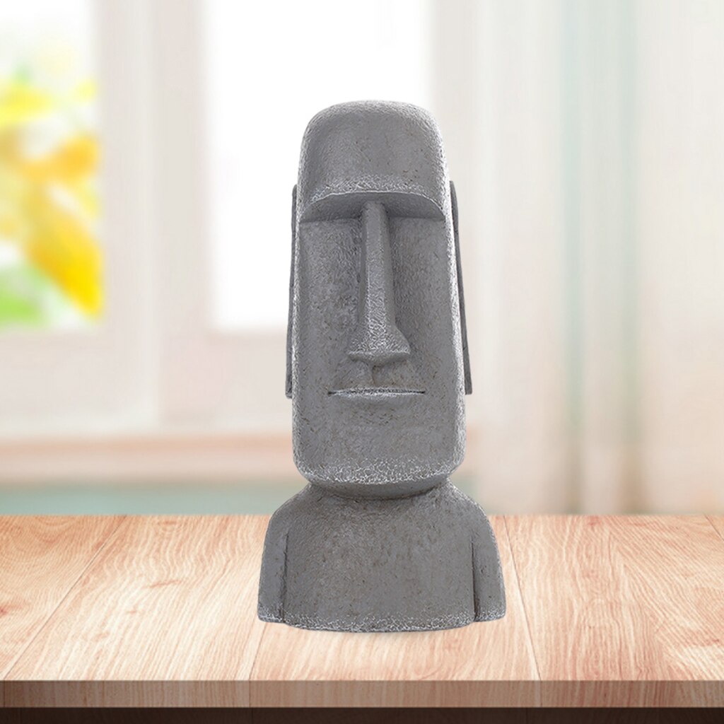 1PC Easter Island Statue Decor Retro Style Massive... – Grandado