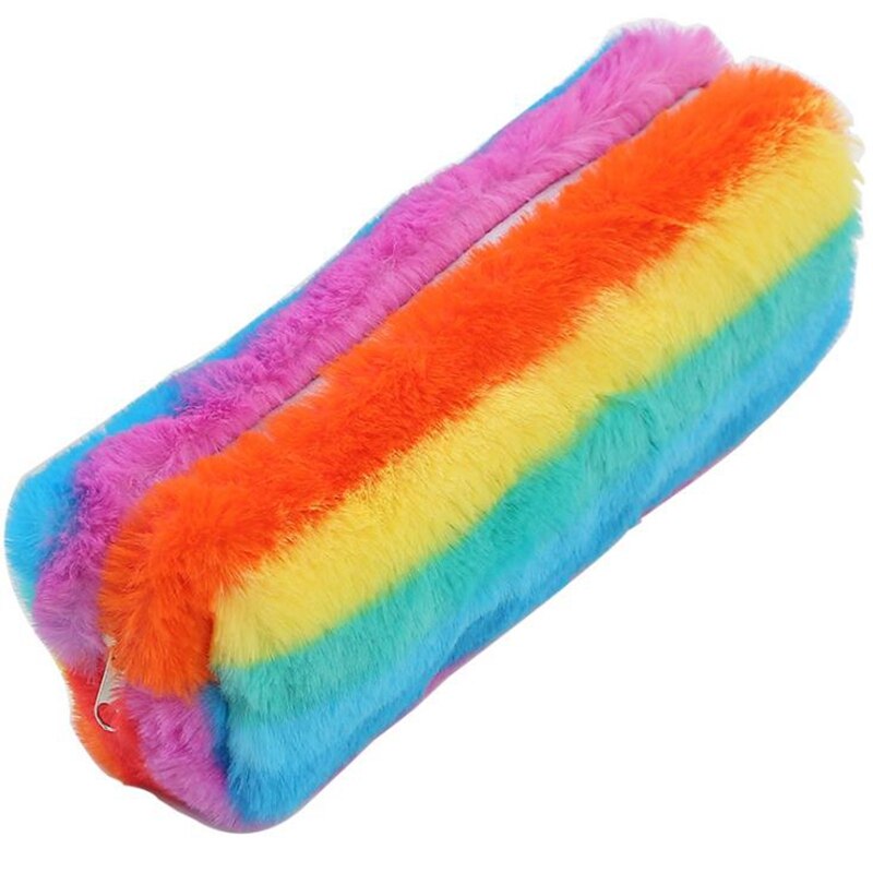 Leuke Regenboog Pluche Etui School Potlood Gevalle... – Grandado