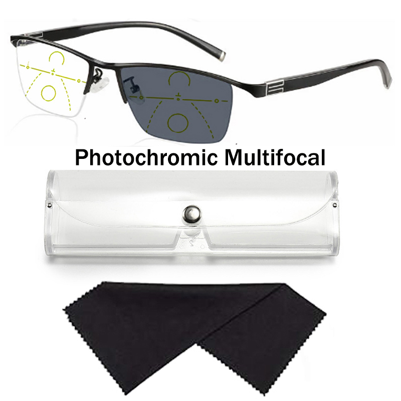 Transition Photochromic Smart zoom Reading Glasses... – Vicedeal