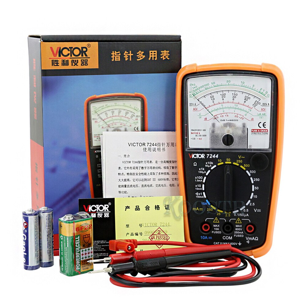 VICTOR 7244 Analogue Analog Multimeter Portable MU... – Vicedeal