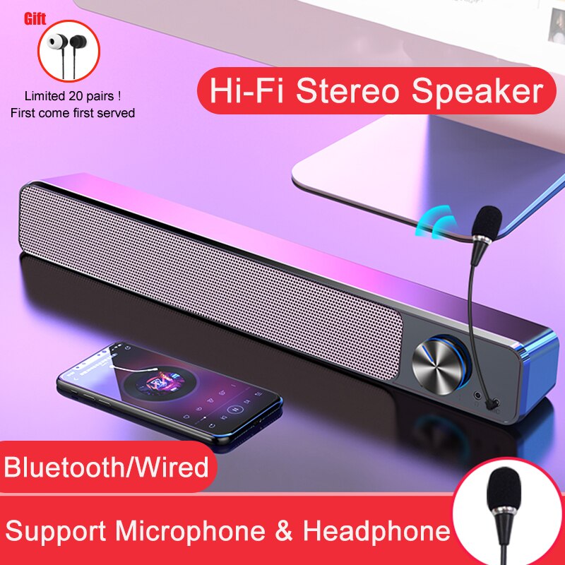 Wired Wireless Speaker Home Theater Bluetooth Spea... – Grandado