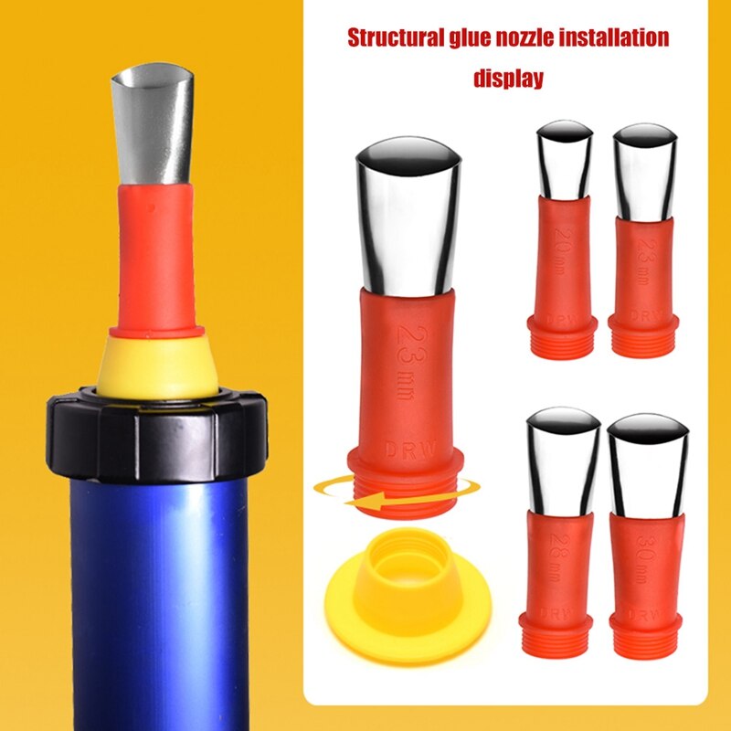 18Pcs Stainless Steel Caulk Nozzle Applicator Caul... – Vicedeal