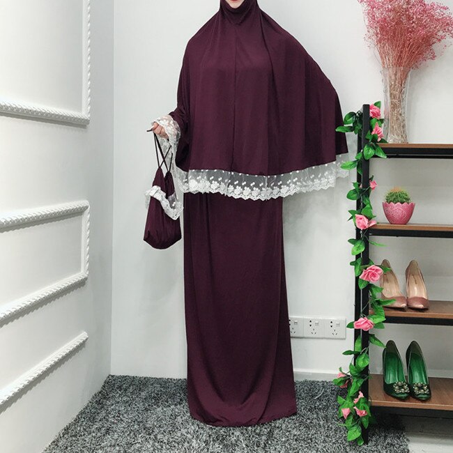 Muslim Women Prayer Garment Top and Skirt Two-Piec... – Vicedeal