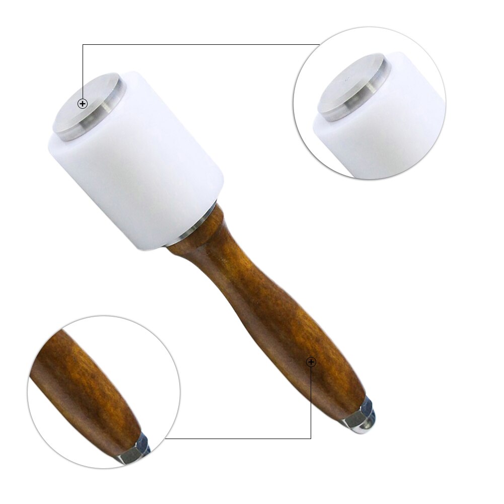 Stainless Steel Leather Craft Hammer Nylon Hammer ... – Grandado