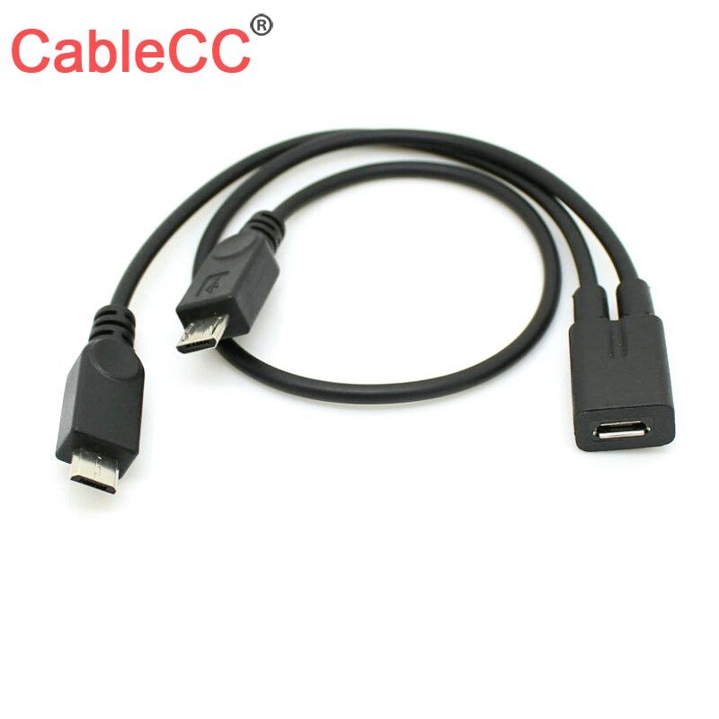 Cablecc micro usb hun to 2 micro usb han splitter... – Vicedeal