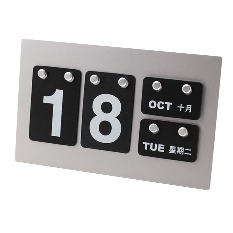 DIY Black and White Simplicity Perpetual Calendar ... – Vicedeal