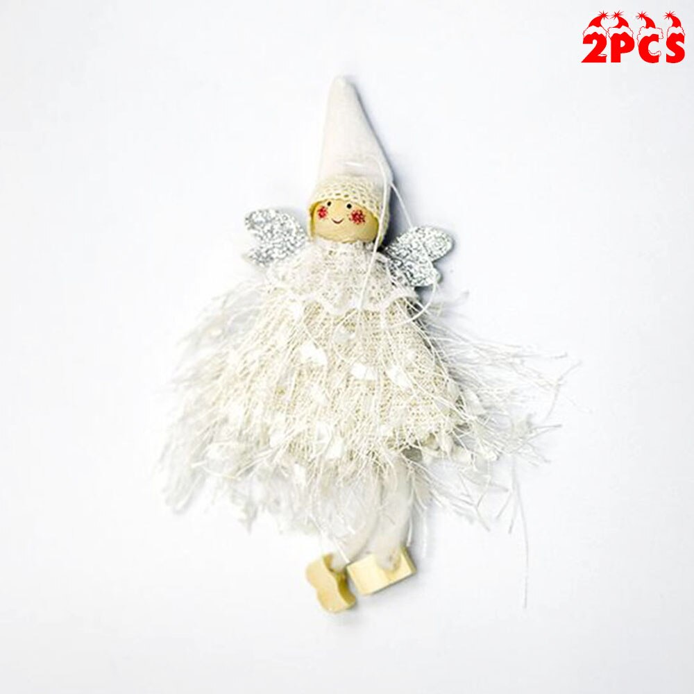 2 stk juleengel dukke hengende festival ornamenter... – Grandado