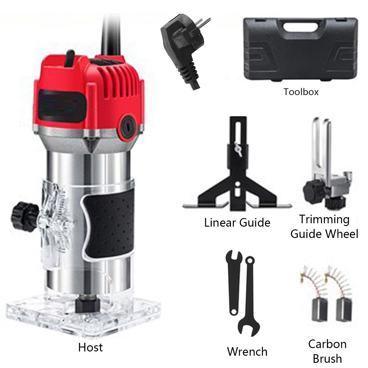 2300W 20000Rpmwoodworking Elektrische Trimmer Hout... – Grandado