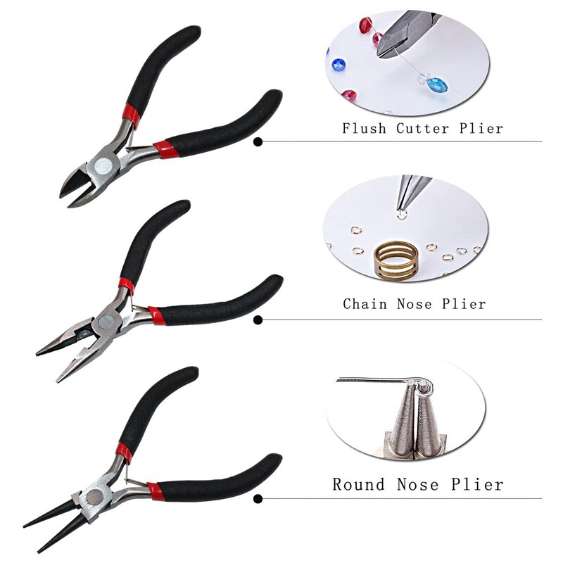 9 Pcs Jewelry Pliers Tools Jeweler Making Plier Wi... – Vicedeal