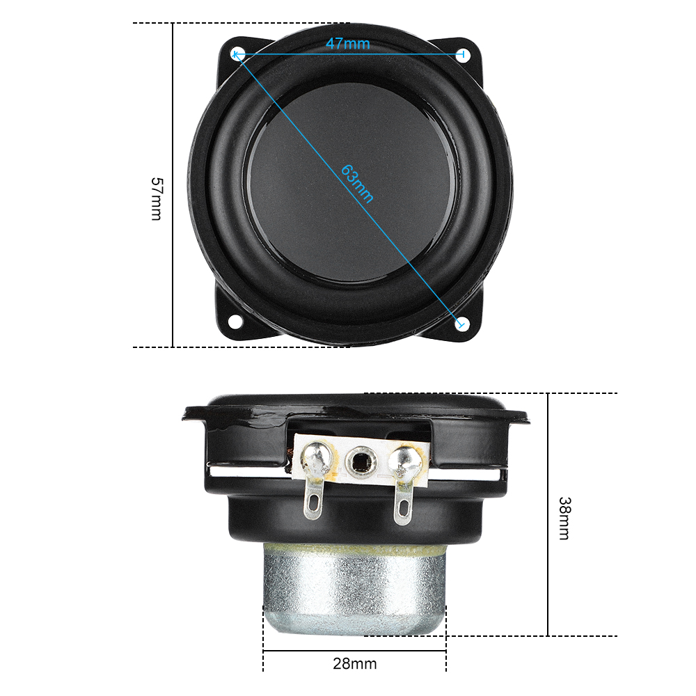 Aiyima 2 Stuks 57Mm 4 Ohm 20W Volledige Range Audi... – Vicedeal