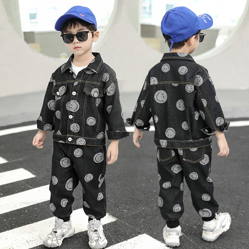 Lente Kinderen Denim Jas En Broek Jongens Herfst J... – Vicedeal