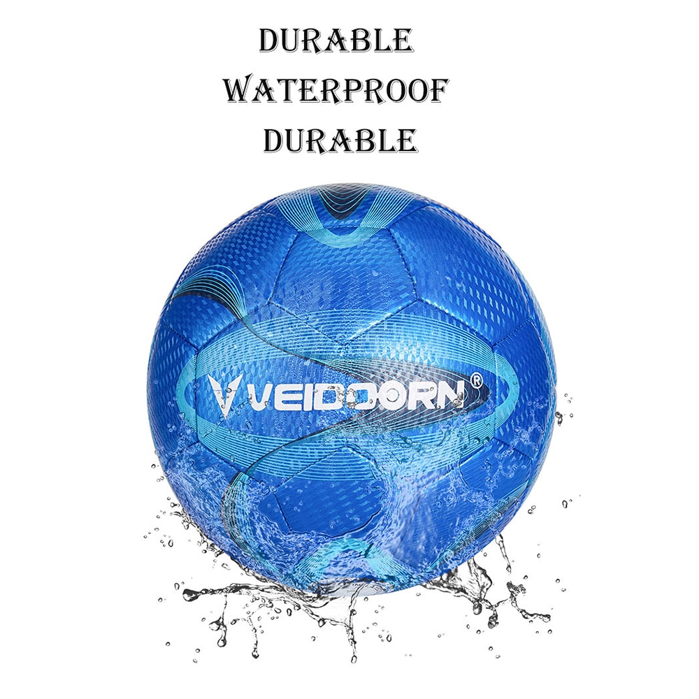 Veidoorn Match Soccer Ball Standard Size 5 Footbal... – Grandado
