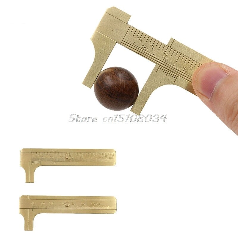 80mm Mini Brass Callipers Solid Vernier Gauge Meas... – Grandado