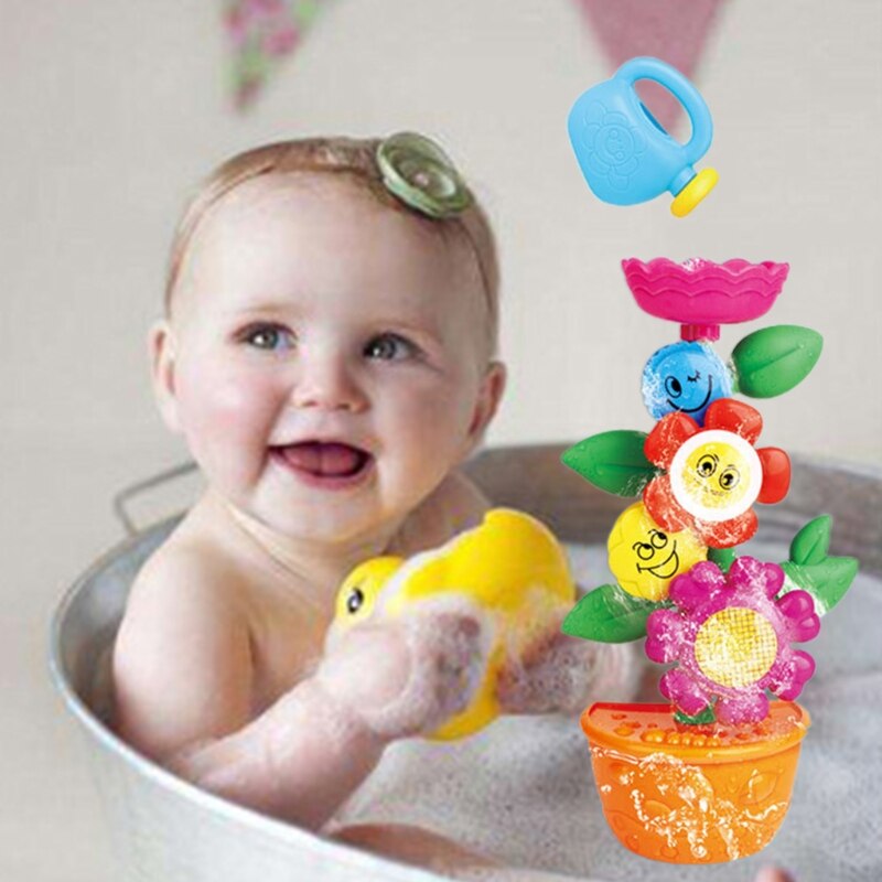 Bathtub Toys Colorful Flower Showering Infants Bat... – Grandado