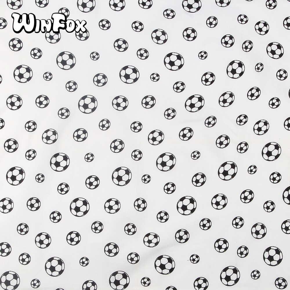 Winfox 100% Cotton White Football Print Bandana Ma... – Vicedeal