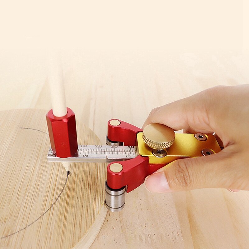 Woodworking Scribe Straight Line Arc Scriber Ruler... – Grandado