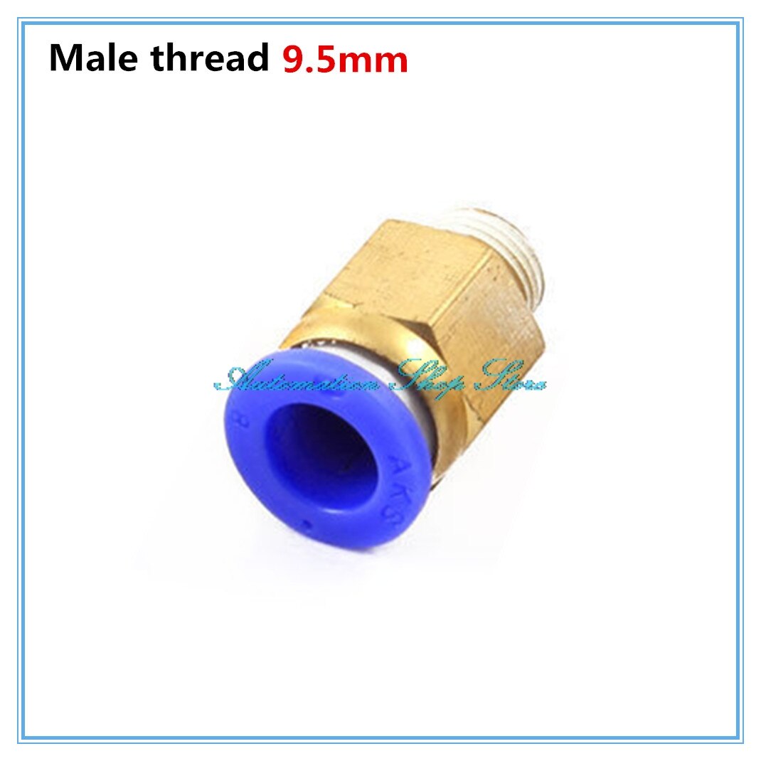 5Pcs Pneumatic Push In Tube OD 8mm x 1/8 PT Male T... – Vicedeal