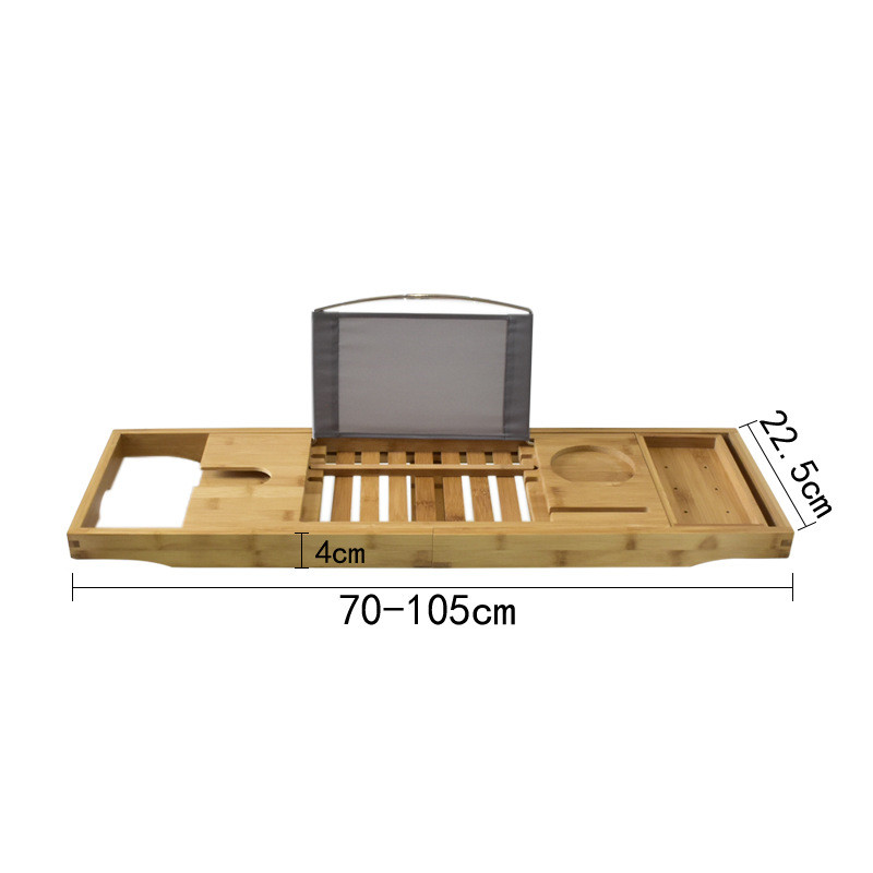 Bamboe Bad Caddy Lade Verstelbare Hout Bad Organiz... – Vicedeal