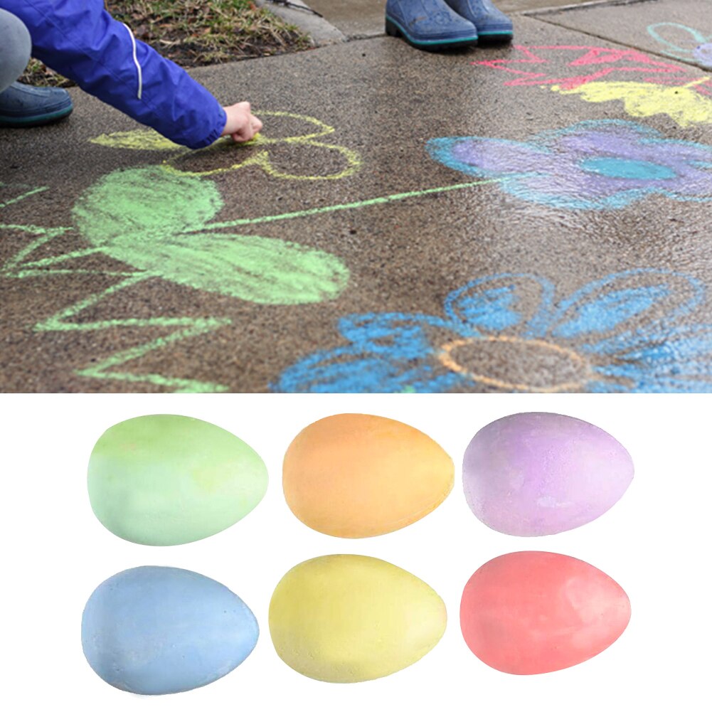 6pcs Coloured Chalk Painting For Blackboards Kids ... – Grandado