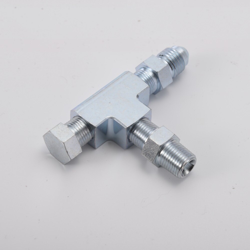 Turbo Adapter Tee Fitting 1/8NPT Om 4AN W/Plug Blo... – Vicedeal