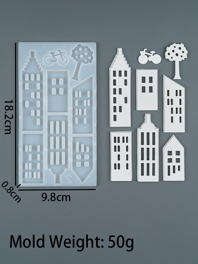 Hollow House Candlestick Silicone Mold DIY Houses ... – Grandado