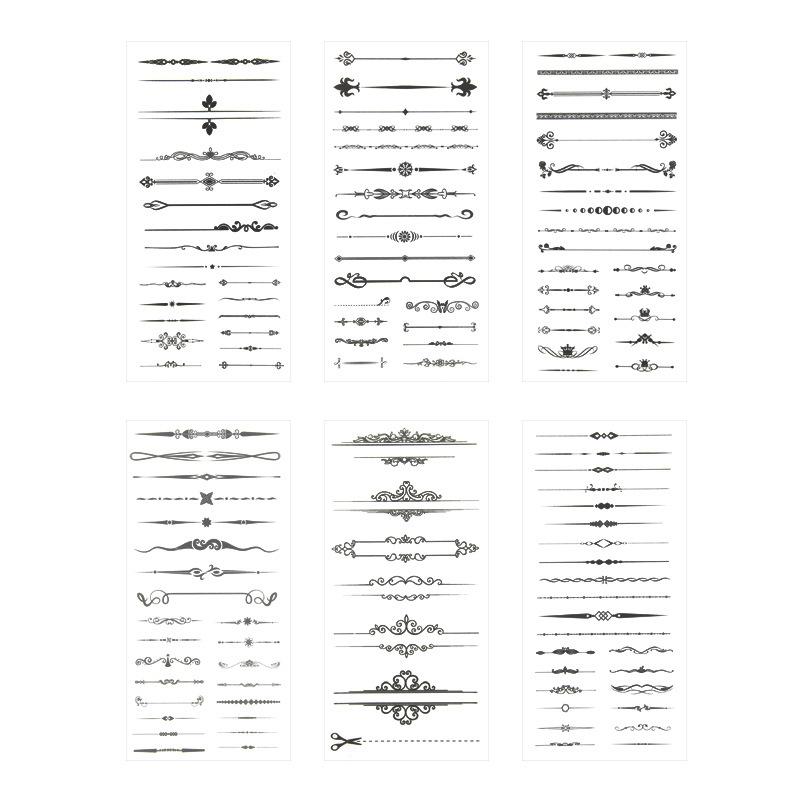 6 Sheets/pack Cute Symbol Cartoon Albums Diary Sti... – Grandado