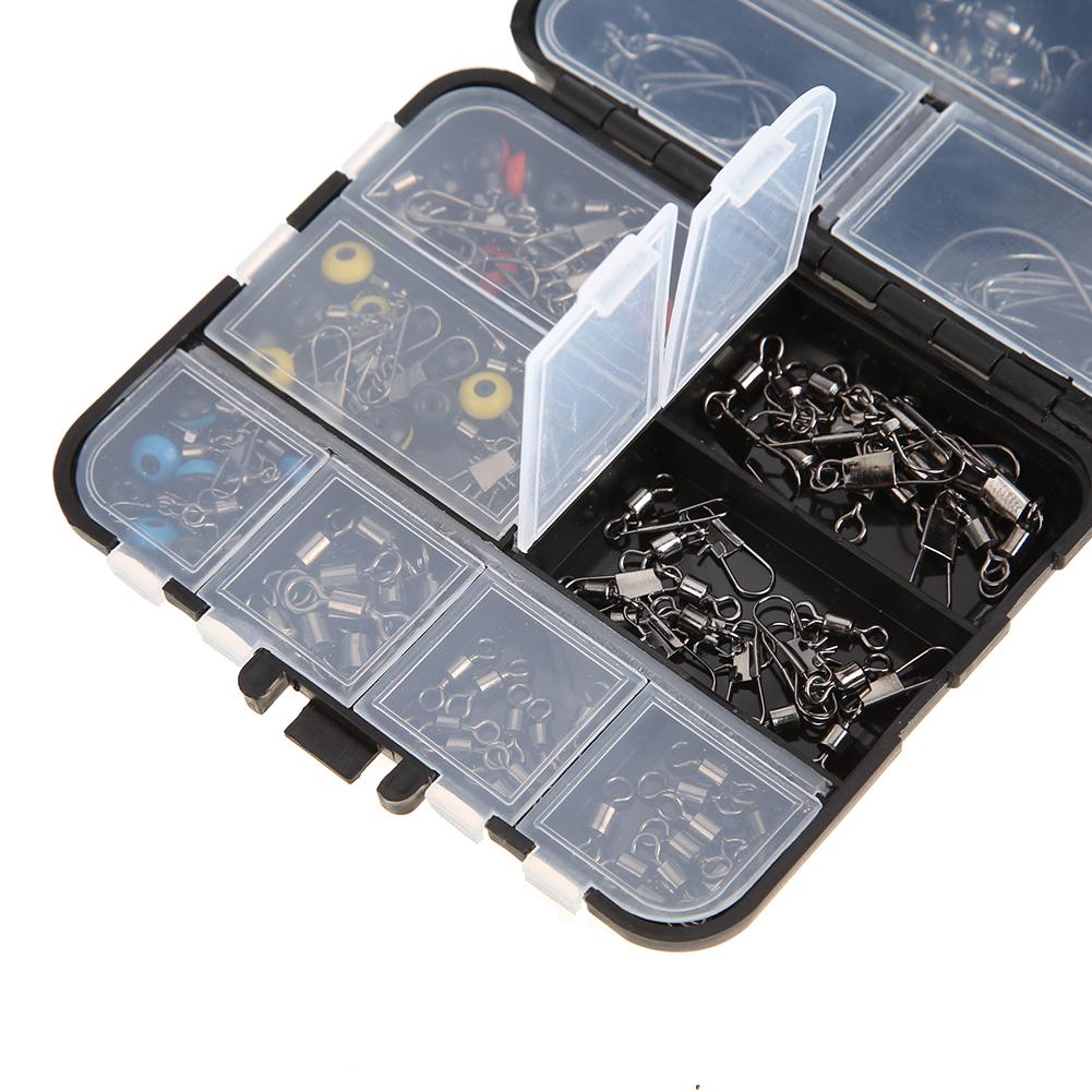 162pcs/set Fishing Accessories Kit Lure Hooks Bait... – Grandado