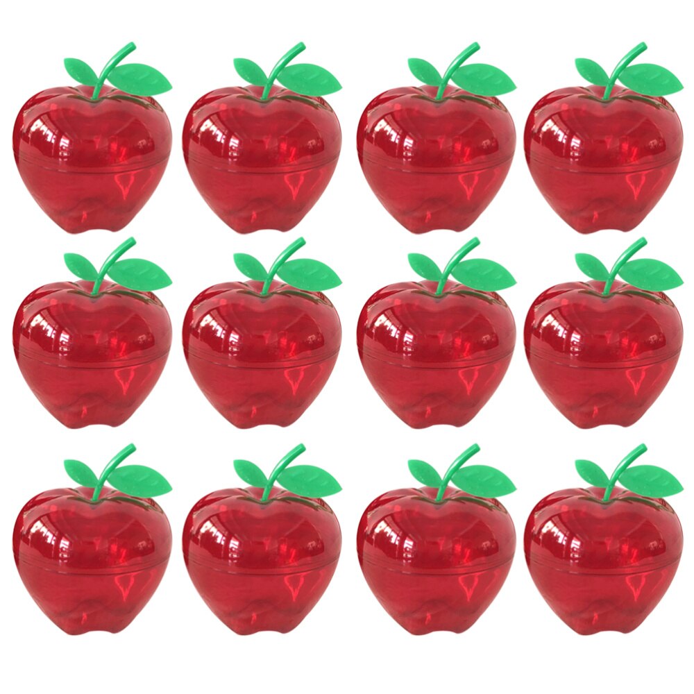 12pcs Plastic Christmas Apple-shaped Chocolate Can... – Grandado
