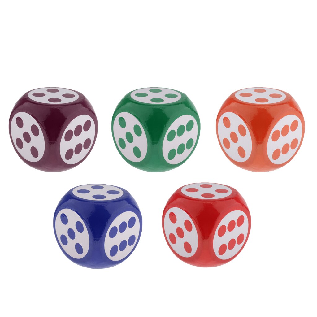 20cm Jumbo Foam Dice Giant Playing Dice for Superm... – Grandado