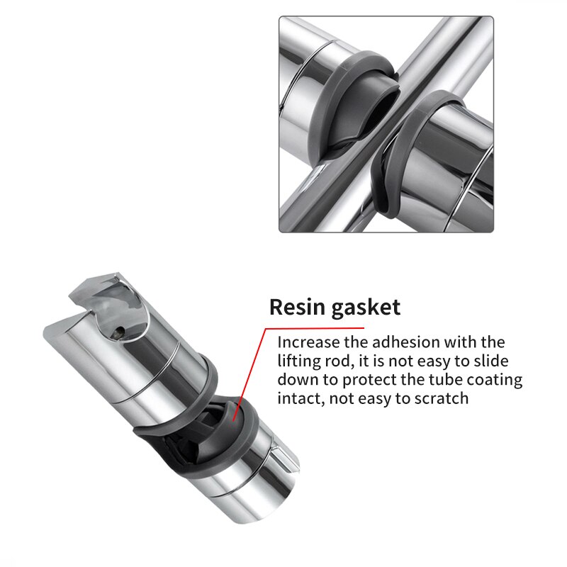 Shower Bracket Adjustable Rail Slider Shower Head ... – Vicedeal