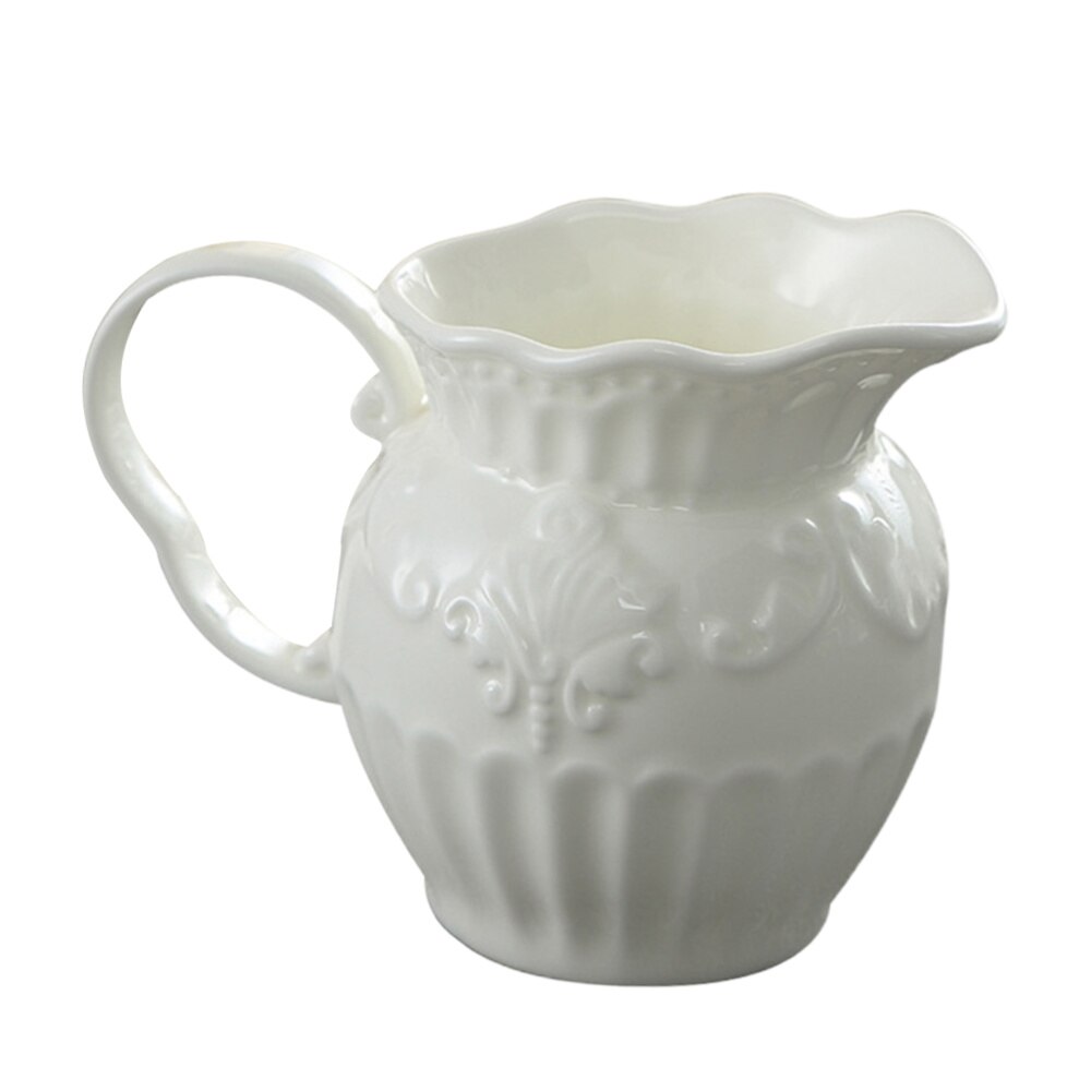 Royal European Ceramic Can Coffee Jar Pot Jug Flow... – Grandado