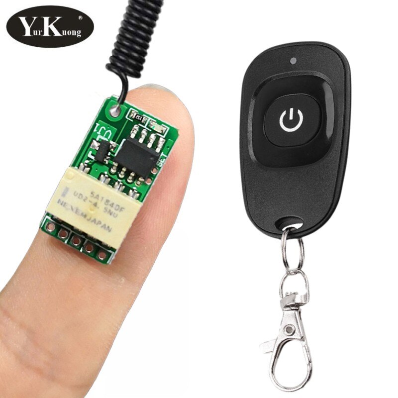 Push Button Saving Mini Relay Contact RF Wireless ... – Grandado
