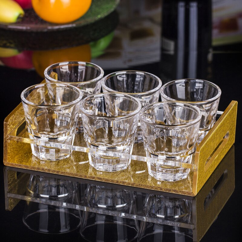 Acrylic beer cup holder bar KTV spirits octagonal ... – Vicedeal