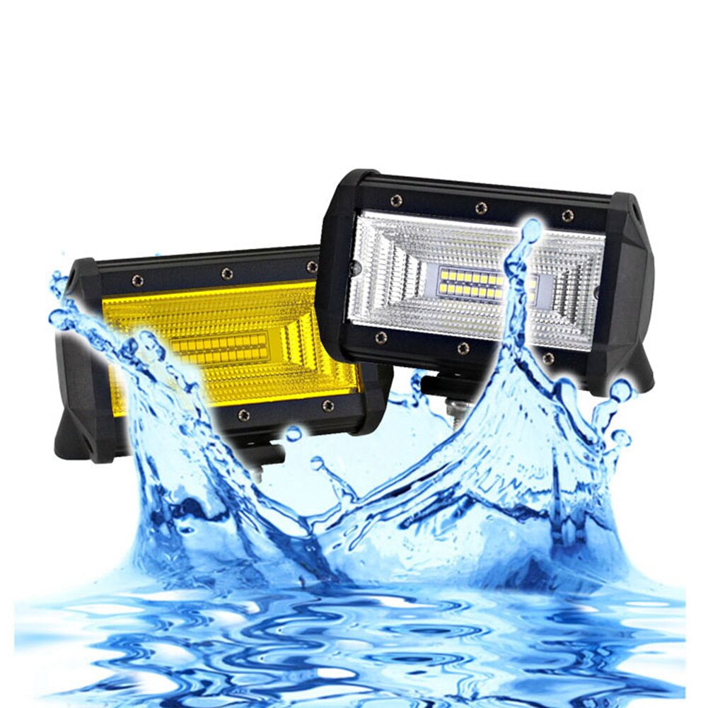 Three Row 5 Inch 72W LED Light Bar Off-road Light ... – Grandado