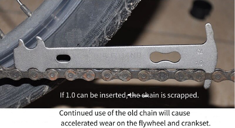 Bicycle Chain Wear Checker Indicator Repair Tool M... – Grandado