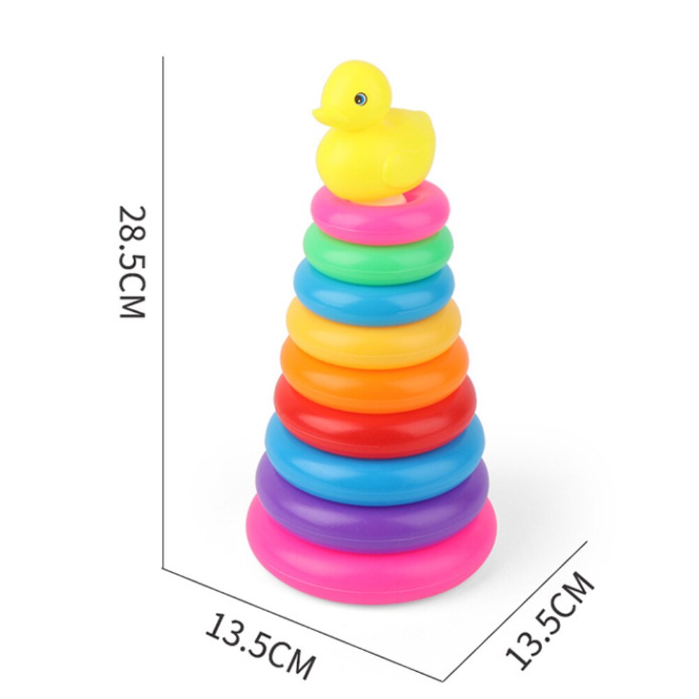 Baby Bath Floating Toy Cartoon Stackable Rings Bat... – Grandado