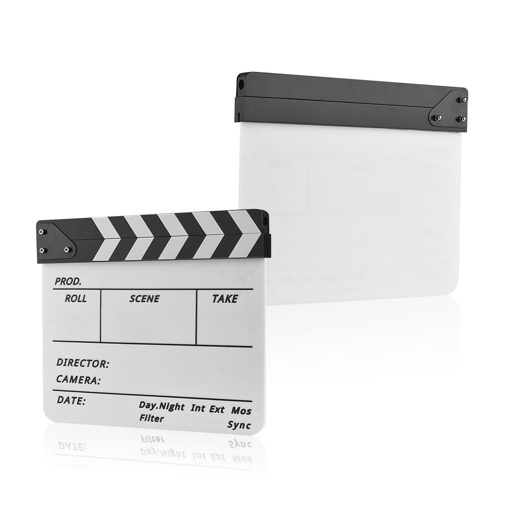 Video Scene Acrylic Clapperboard TV Movie Director... – Grandado