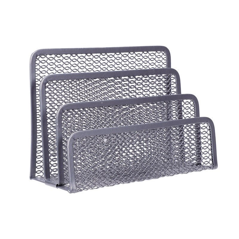 Metal Office Mesh Bin & Desk Organiser Set Station... – Vicedeal