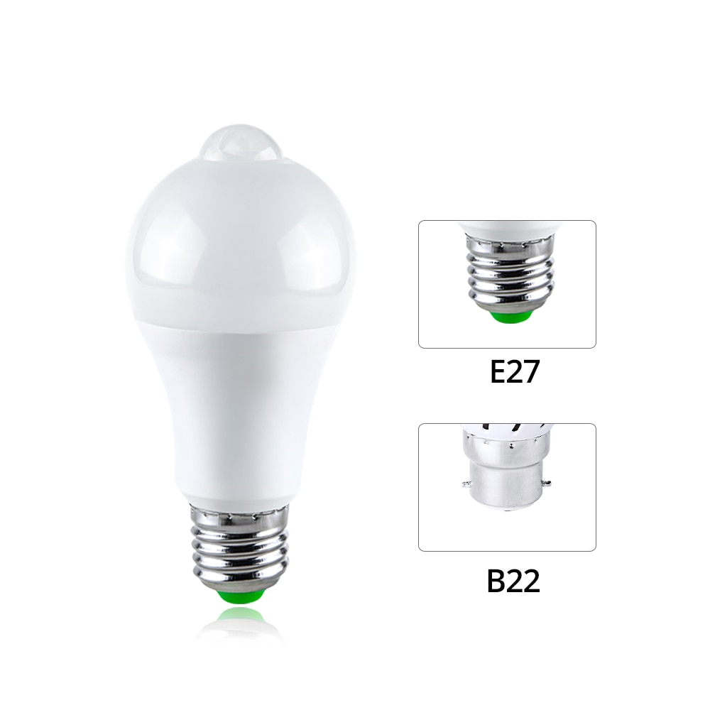 B22 E27 LED Night Light Motion Activated AAN/OFF P... – Vicedeal