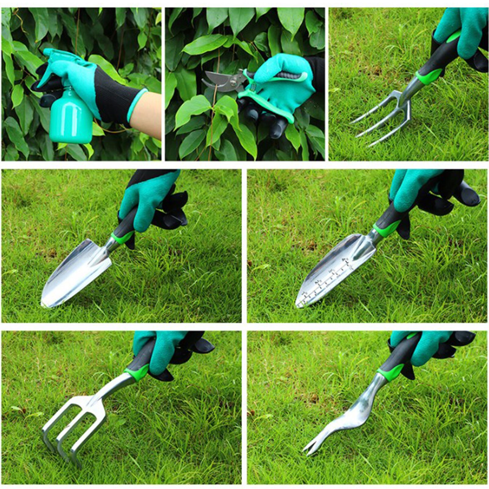 Garden Tools Set 9 Piece Gardening Tool Set for Me... – Grandado