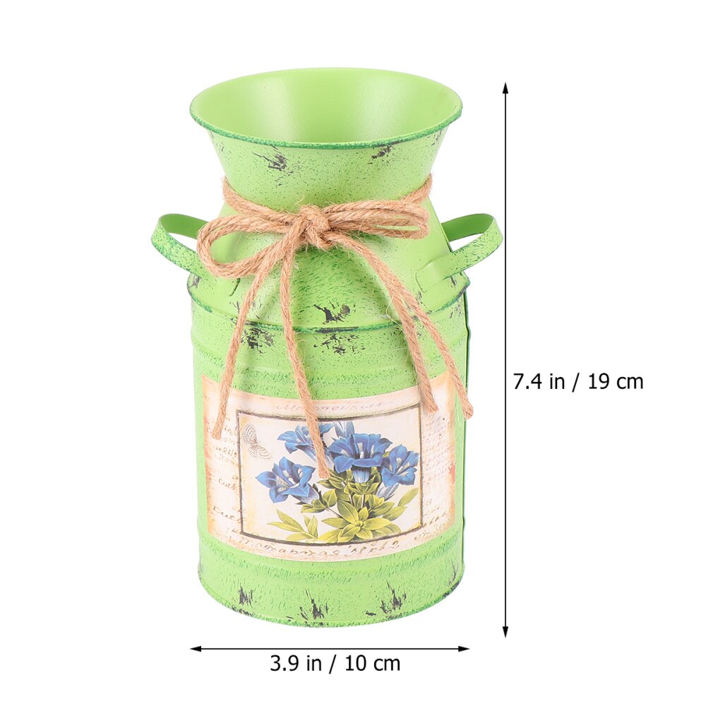 1Pc Iron Flower Arrangement Kettle Retro Gardening... – Grandado