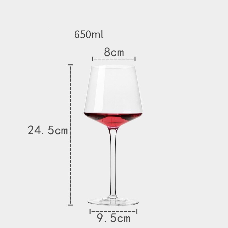 650Ml Collection Level Handmade Red Wine Glass Ult... – Grandado