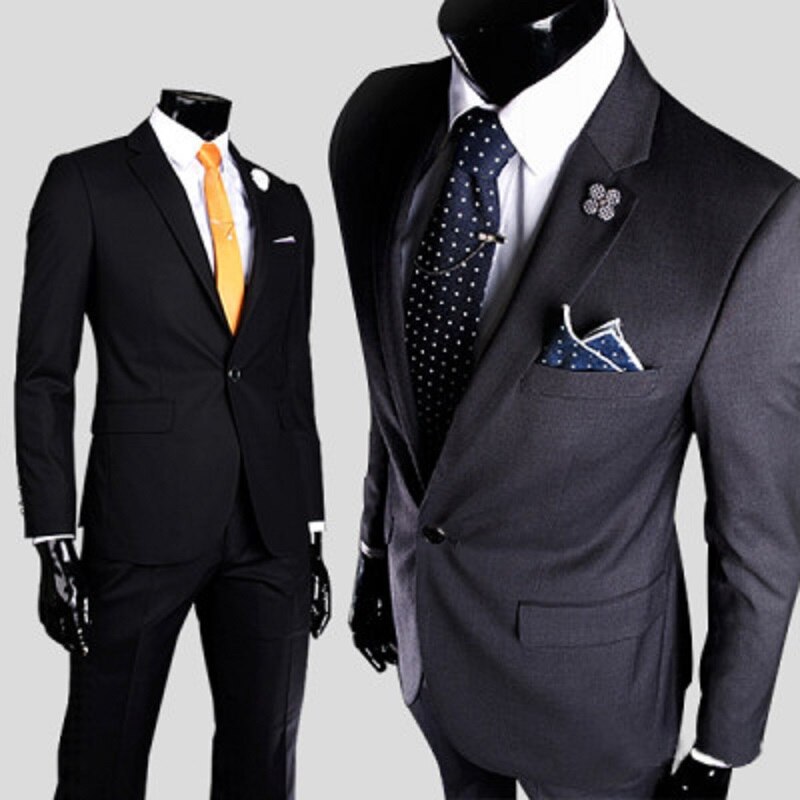 Luxury Men Wedding Suit Male Blazers Slim Suits Fo... – Vicedeal
